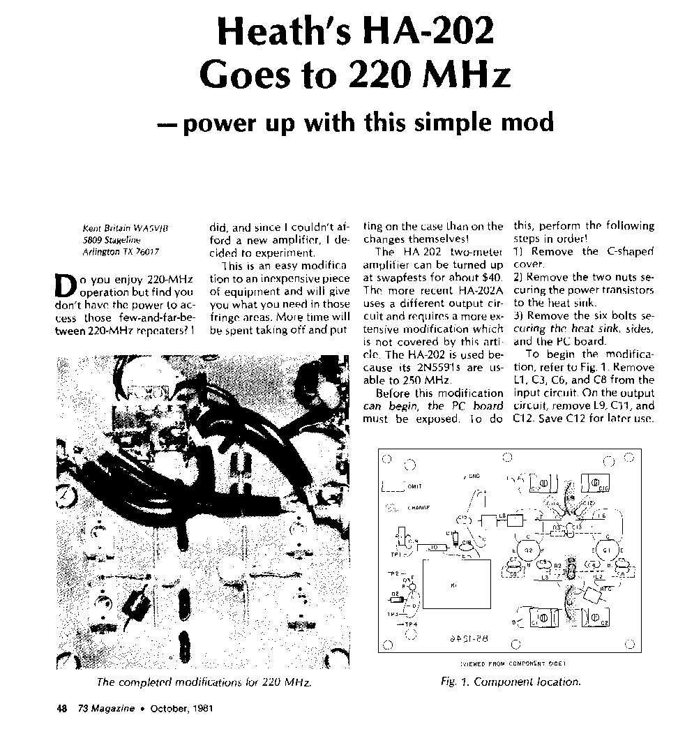 Heathkit Ham Radio Mods